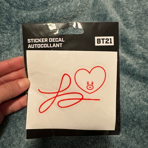 bt21 | Other | Bt2 Tata Signature Sticker Decal | Poshmark